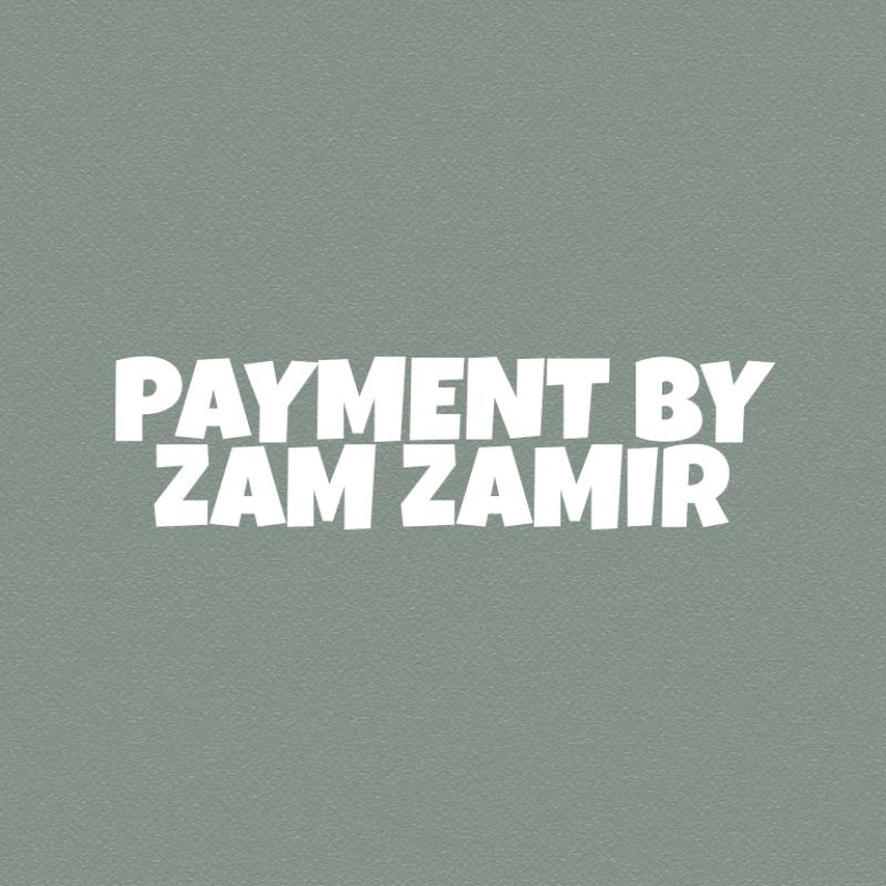 Payment made by Zam. | Shopee Malaysia