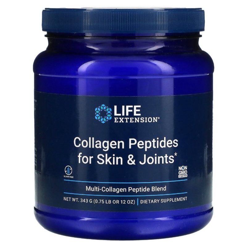 Life Extension, Collagen Peptides For Skin & Joints, Multi- Collagen ...