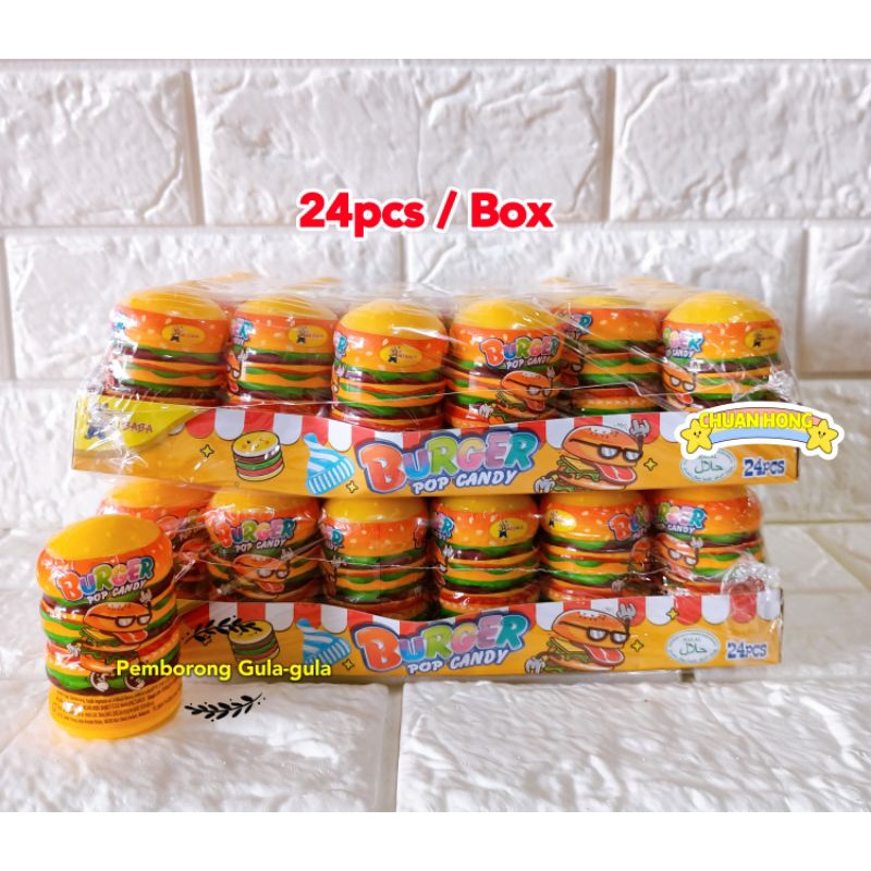 Burger Pop Candy 24pcs / Box | Shopee Malaysia
