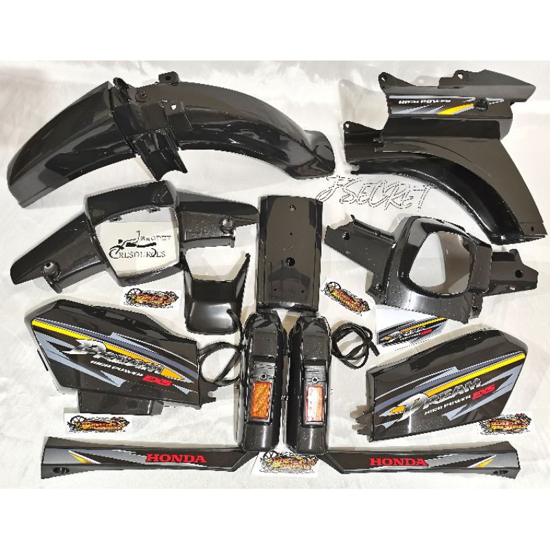 HONDA EX5 / EX5 DREAM BODY COVER SET ( TAMPAL SIAP STICKER ) FREE ...