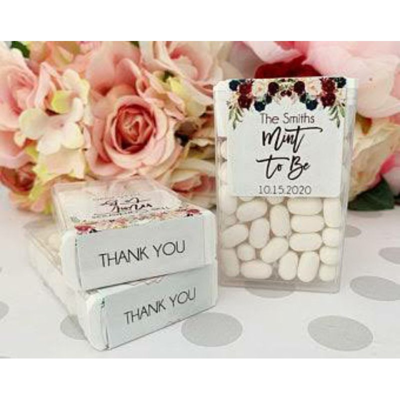 Wedding Favors - Mint to be Sticker (TICTAC CANDY NOT INCLUDED ...