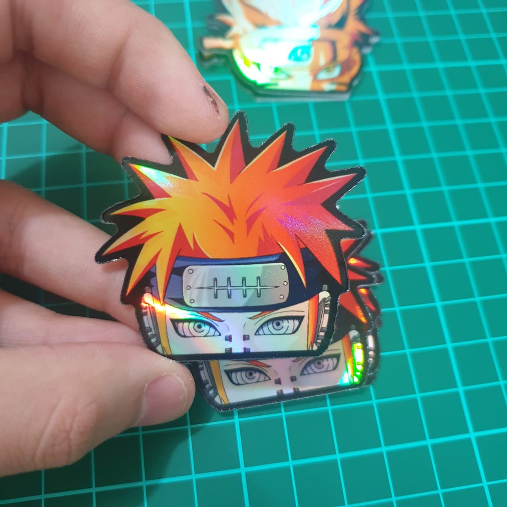 Anime Hologram Sticker - PHS03 - Pain Naruto | Shopee Malaysia