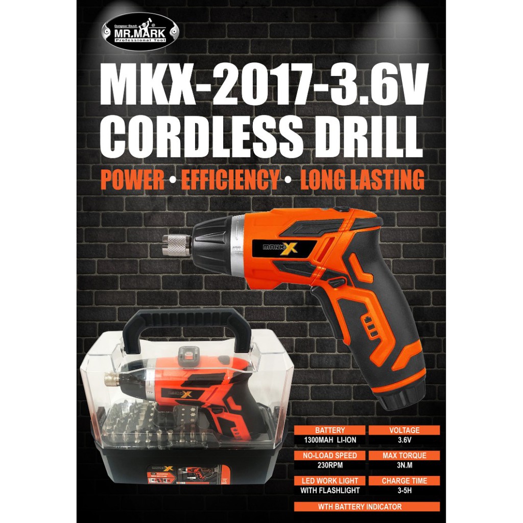 MR MARK SCREWDRIVER ( MK-2017/3.6V ) | Shopee Malaysia