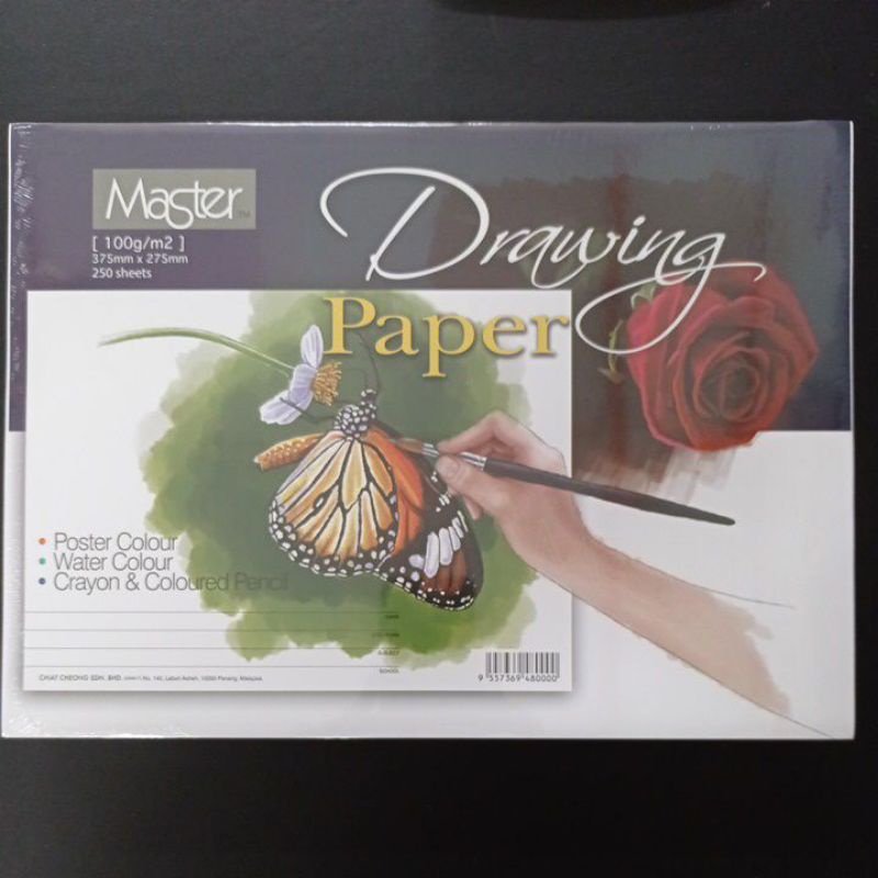 B4 100GSM DRAWING PAPER/KERTAS LUKISAN 250'S | Shopee Malaysia
