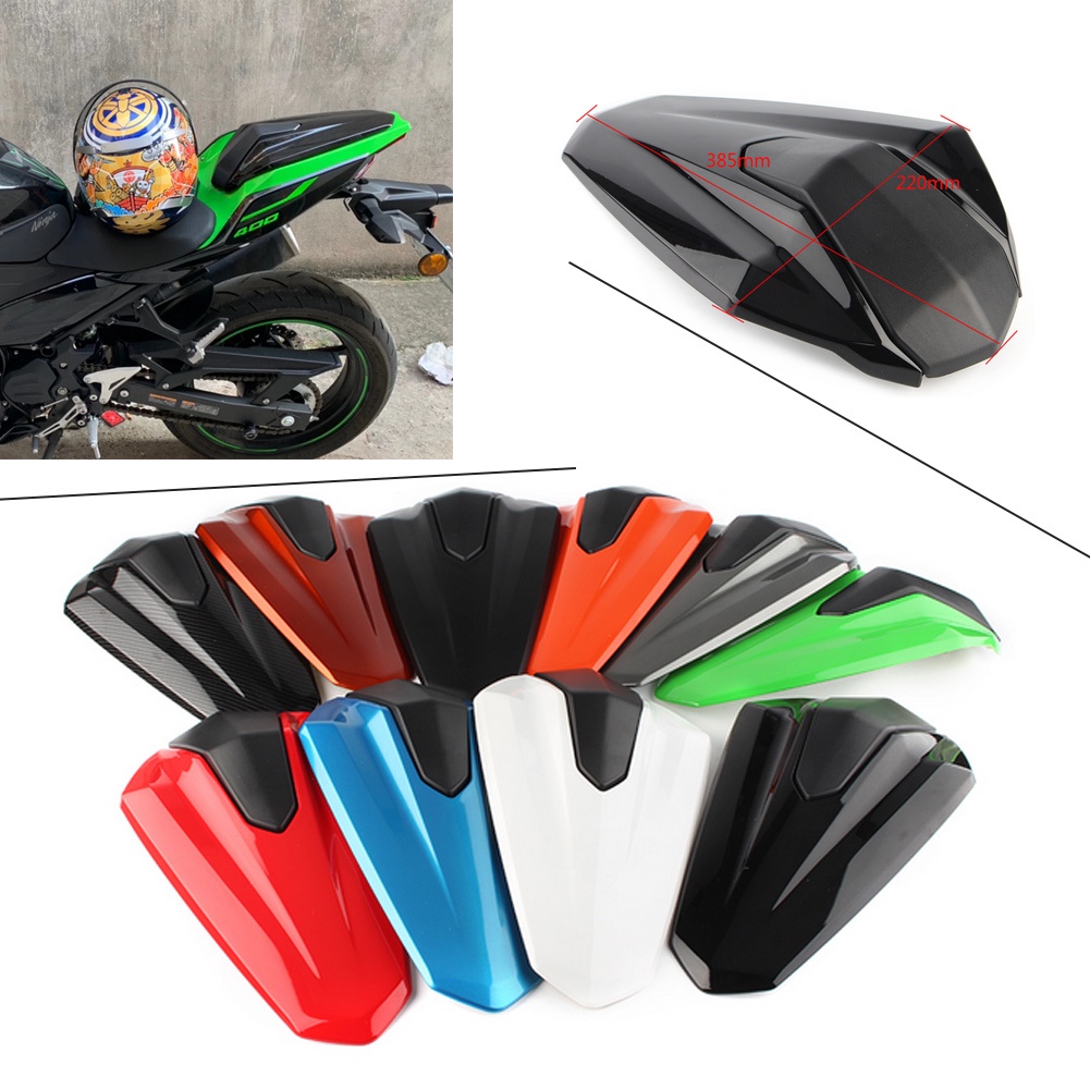 ABS Motorcycle Rear Passenger Pillion Seat Cowl For Kawasaki NINJA 400 ...
