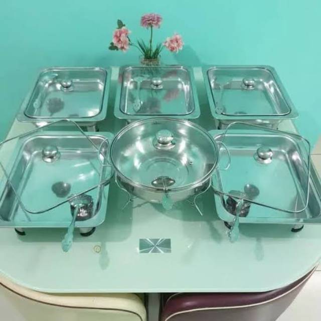 Full glass buffet set package 6-piece buffet/ set full glass buffet/ 18 ...