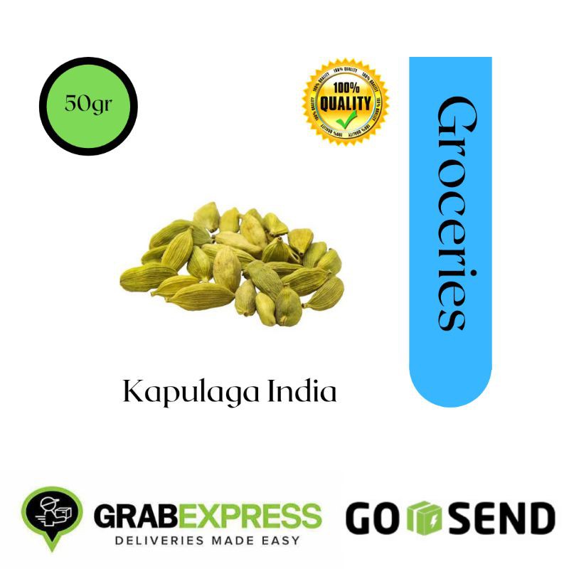 HIJAU Indian Cardamom - Green Cardamom - Arabic Cardamom - Cooking ...
