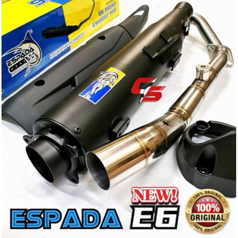 Espada Standard Racing Exhaust E7 E6 BP1 BP2 BACK PRESSURE RS150 RSX VF3I LC135 V8 FI Y15ZR Y15 ...