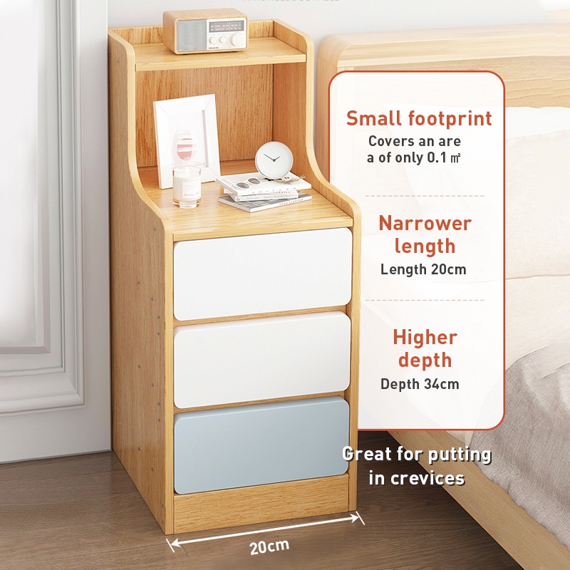 dlhome.com.my™ Bedside Table Ultra Slim Bedside Table Simple Modern ...