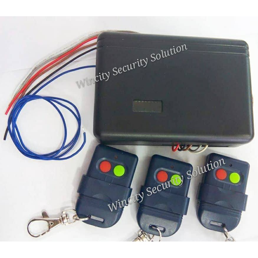 WSS 2 button blue red green remote control autogate 330mhz Remote ...