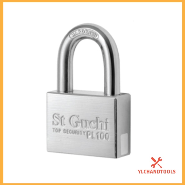 ST GUCHI PL100 50MM STAINLESS STEEL PAD LOCK | Shopee Malaysia