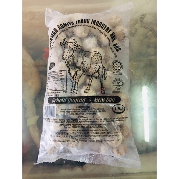 Bebola Daging Muhammad Armiya muslim 100% | Shopee Malaysia