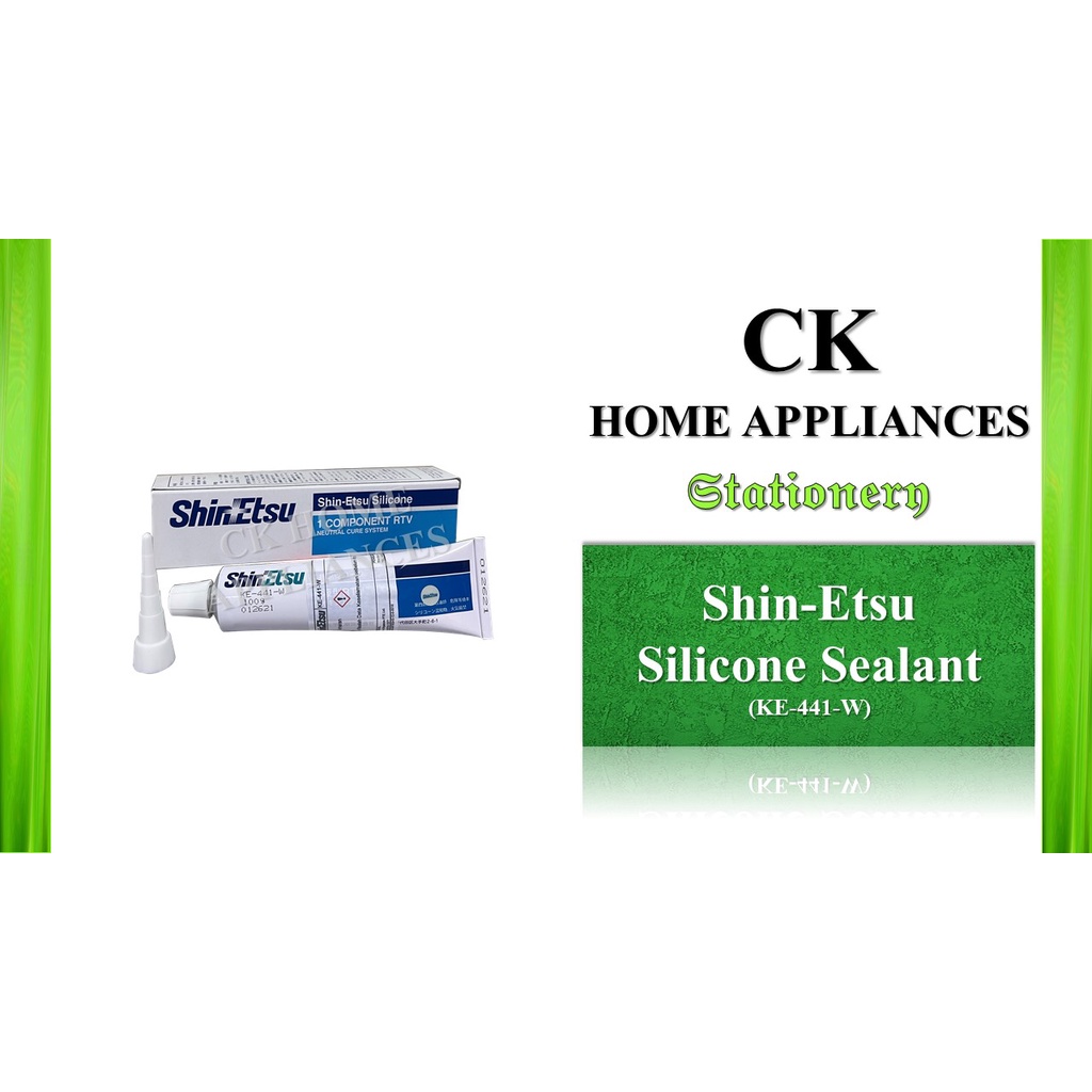 Multi-Purpose Silicone Glue Gasket - Shin-Etsu Silicone Sealant (KE-441-W) | Shopee Malaysia