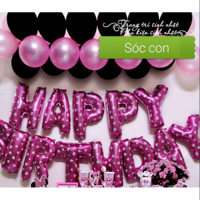 (Multicolor) Combo Set HAPPYBIRTHDAY Balloons And 20 Bubbles (Message ...