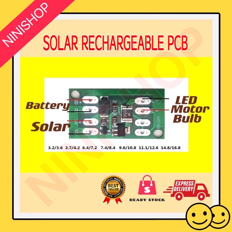 PCB BOX SOLAR RECHARGEABLE 18650 BATTERY MAIN BOX POWER BOX INVERTER ...