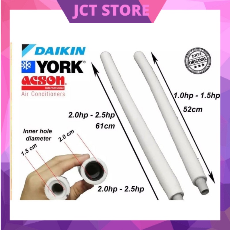 ORIGINAL DAIKIN Drain Hose Wall Mounted A/C INDOOR WATER PIPE 1.0hp 1 ...