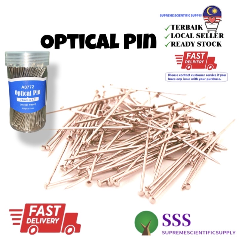 🔥[Ready stock]🔥Optical Pin | Pin Optik, 250pcs/box | Shopee Malaysia