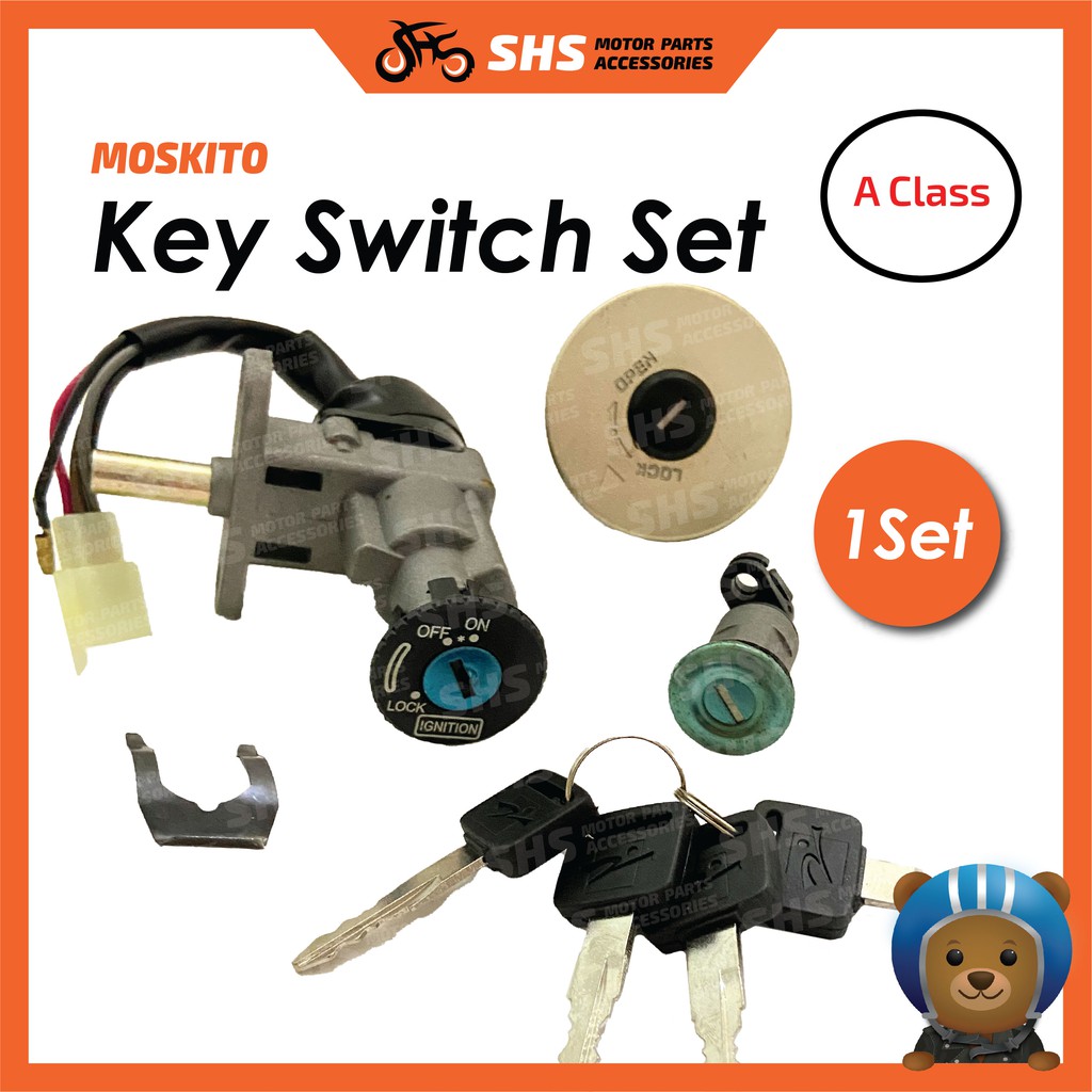Moskito🔑Key Switch Set / Lock set / Main Switch Set / Key Set / Motor ...