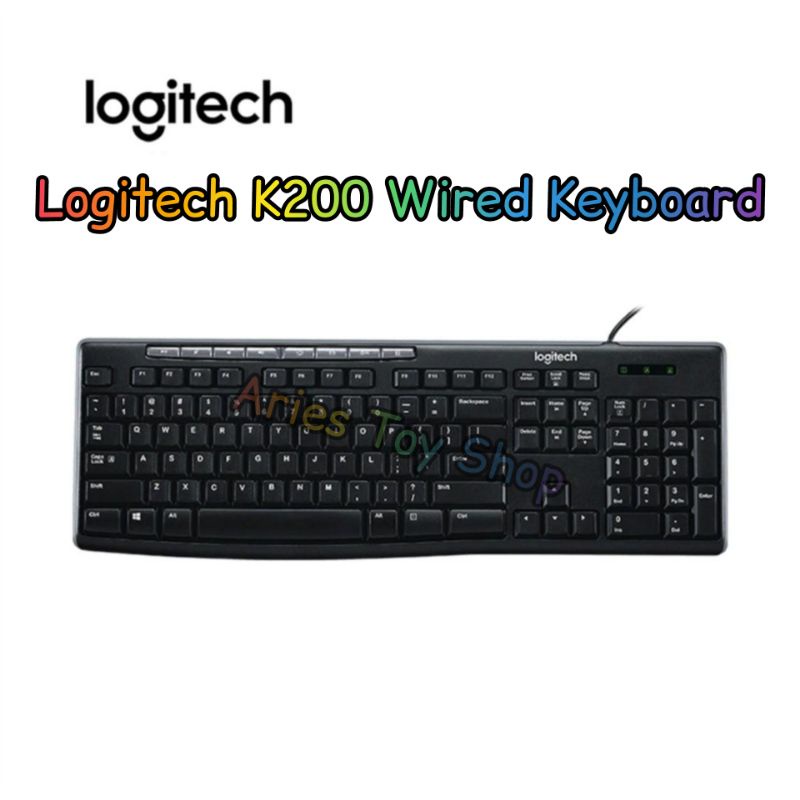 Logitech K200 wired keyboard with number key pad(100% new) | Shopee ...