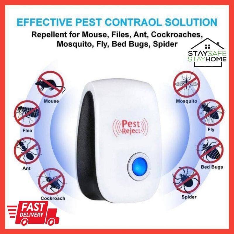 SR SHOP 🔥[READY STOCK]🔥Pest Reject Ultrasonic Repeller Anti Mosquito ...