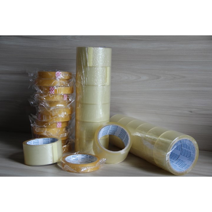 [ READY STOCK ]OPP Clear Packing Tape 48mm x 80m / 18mm x 80m | Shopee ...