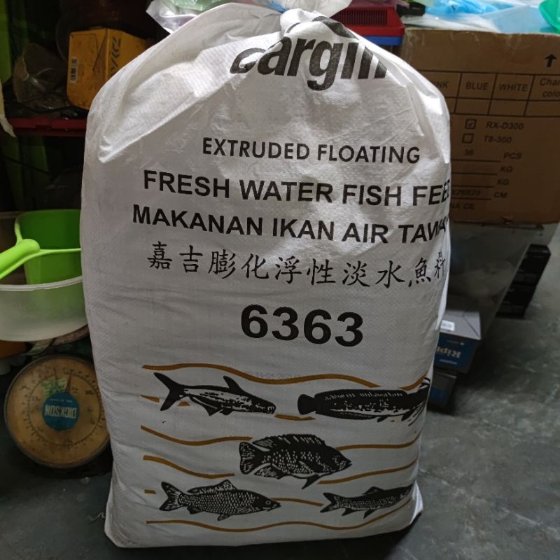 CARGILL 6363 FLOATING FRESH WATER FISH FEED BAG 20KG | Shopee Malaysia