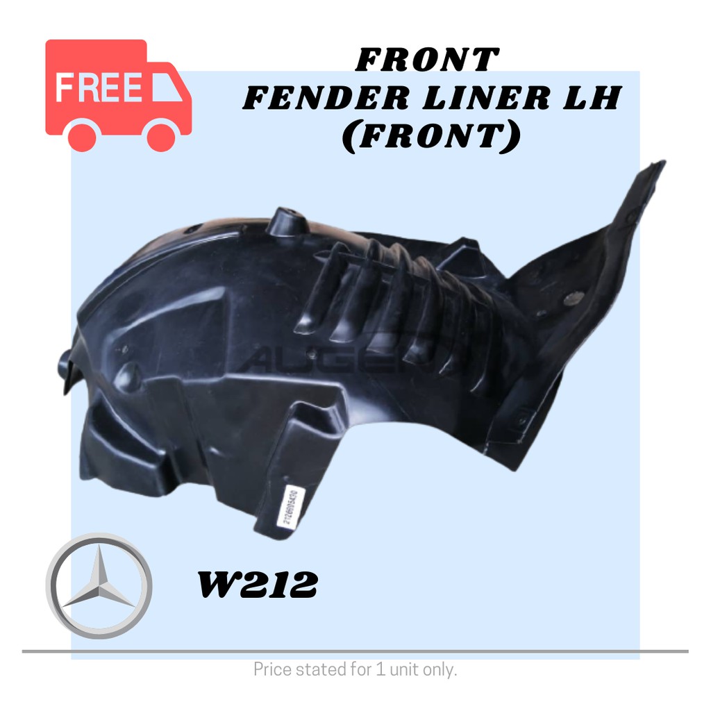 Mercedes-Benz W212 Front Fender Liner (Front Part) Left Passenger Side ...