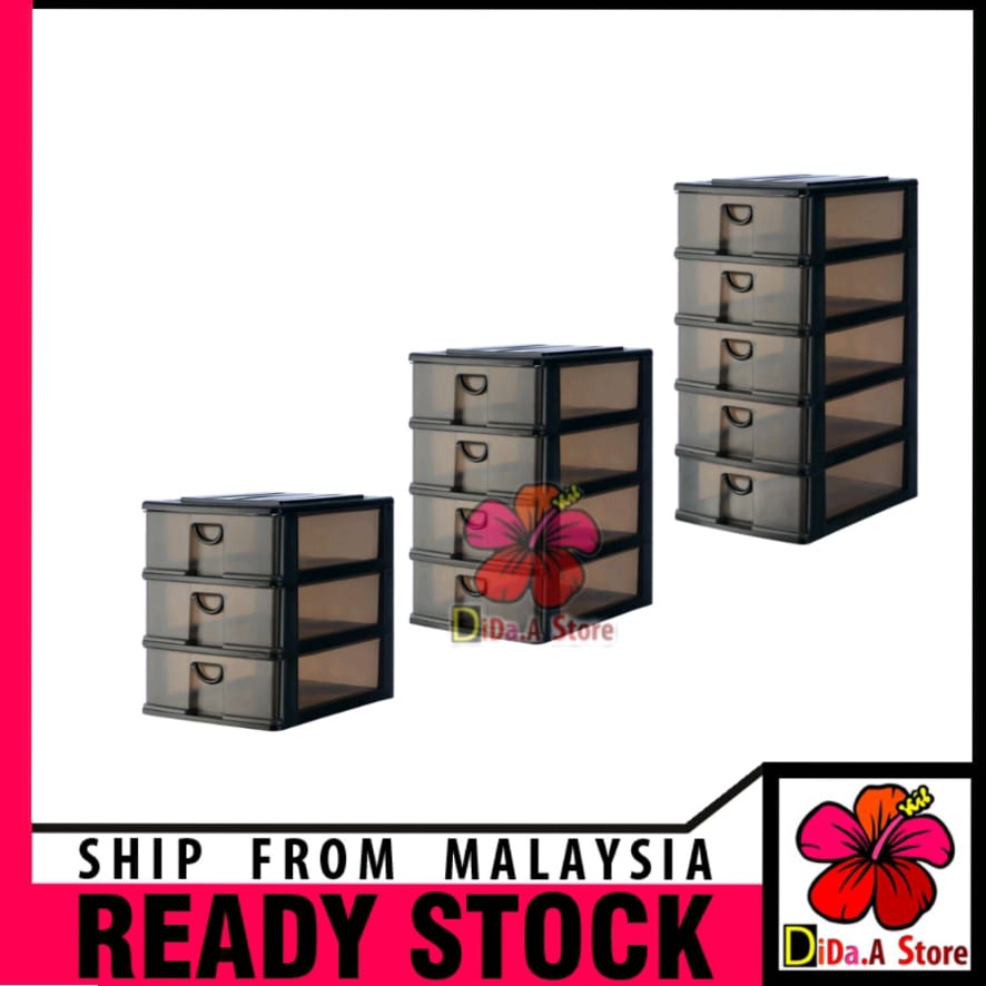 Laci Mini A4 2 Tier 3 Tier 4 Tier 5 Tier Warna Hitam / Rak Alatan ...