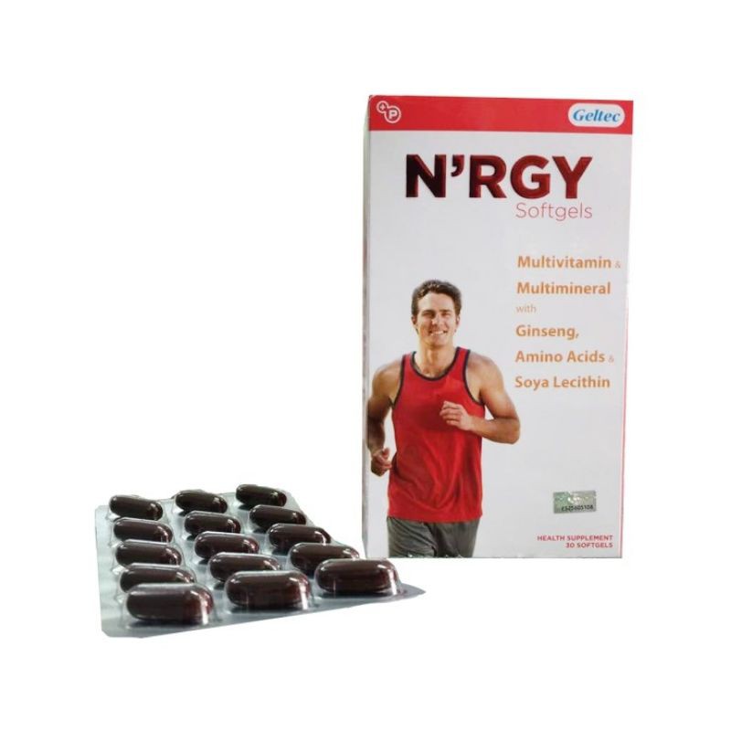 N'rgy Multivitamin& Multimineral with Ginseng, Amino Acids & Soya ...