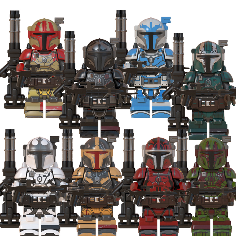Stars War Heavy Infantry Mandalorian Mini Building Blocks Kids Figure ...