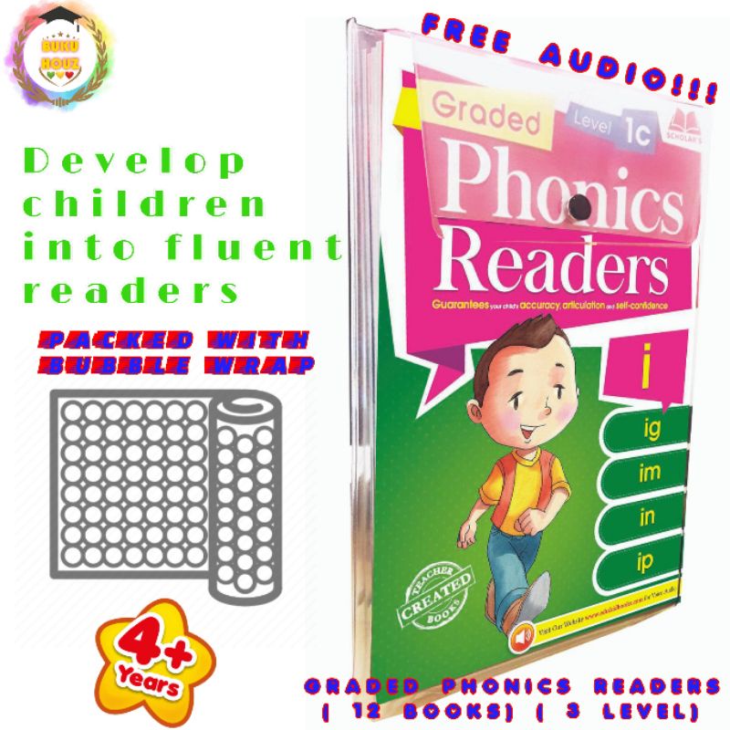 Hot Selling/Graded Phonics Readers Set (12books) (1-3 Level) | Shopee ...