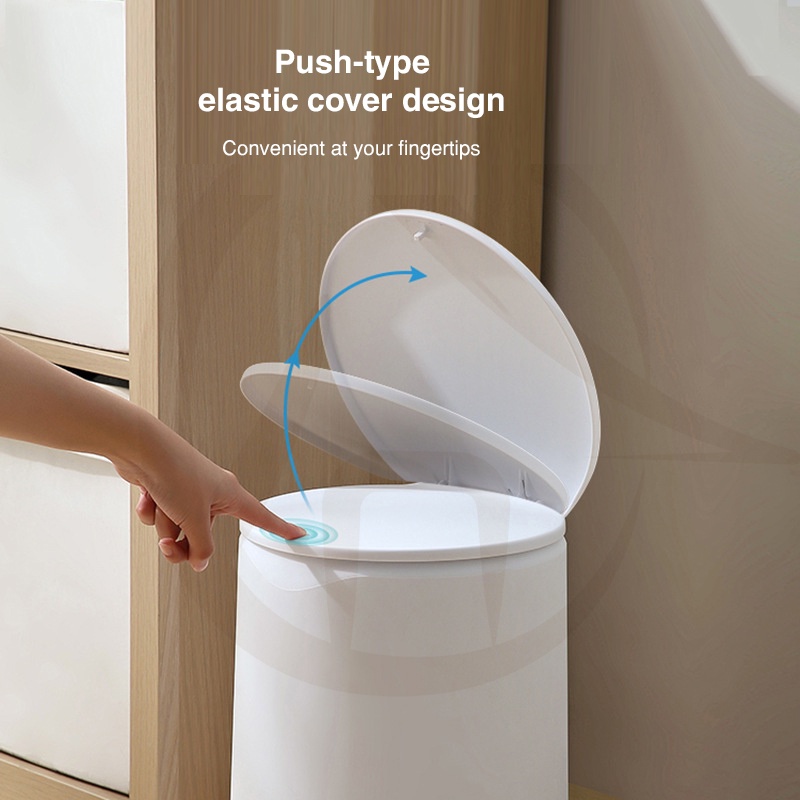 Japanese Style Minimalist Office Room Dustbin Garbage Dispose 8L & 12L ...