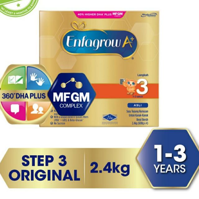 (LAST OFFER)Enfagrow A+ Step 3 Plain Formulated Milk Powder (1-3 Years ...