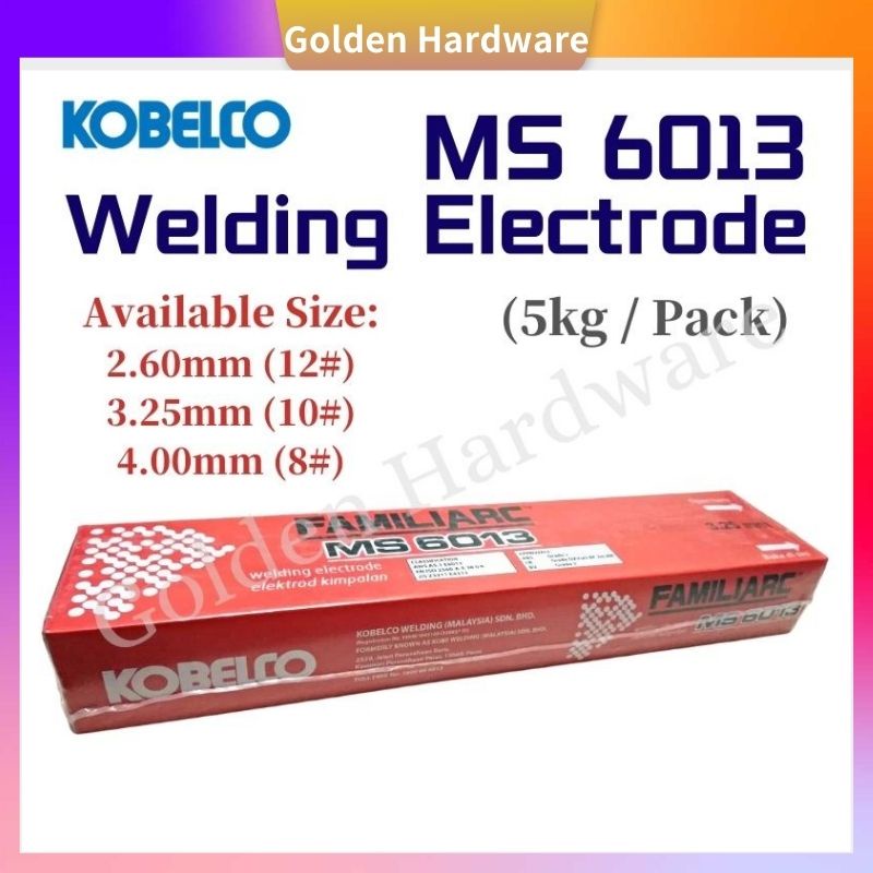 KOBELCO MS 6013 Welding Electrode Welding Rod (2.60mm , 3.25mm , 4.00mm , 5.00mm) / 焊支 - 5kg ...