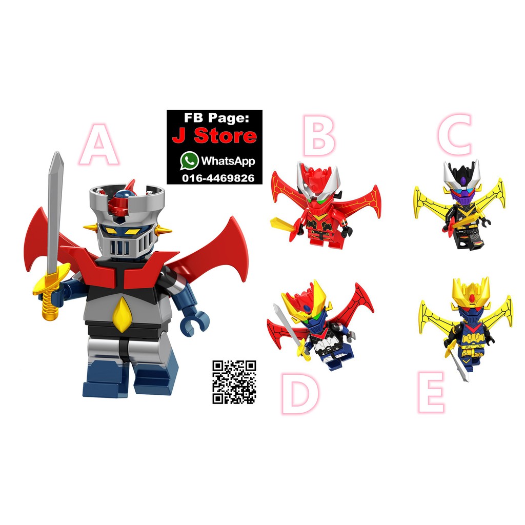 Mazinger Z mini figures ( J Store ) | Shopee Malaysia