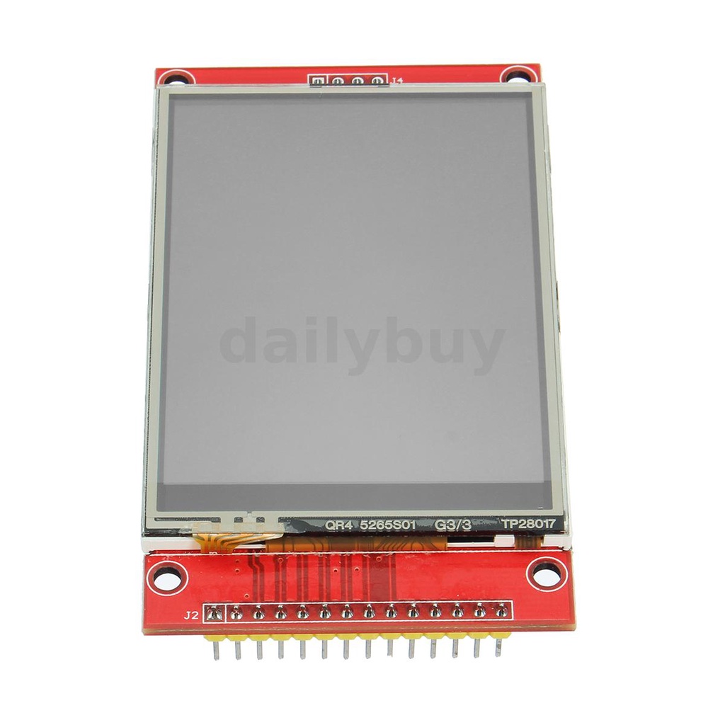 2.8 Inch ILI9341 240x320 SPI TFT LCD Display Touch Panel SPI Serial Port Module | Shopee Malaysia