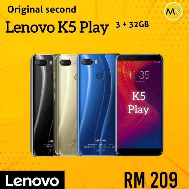 Lenovo K5 Play 3GB RAM 32GB ROM (Original Used) | Shopee Malaysia
