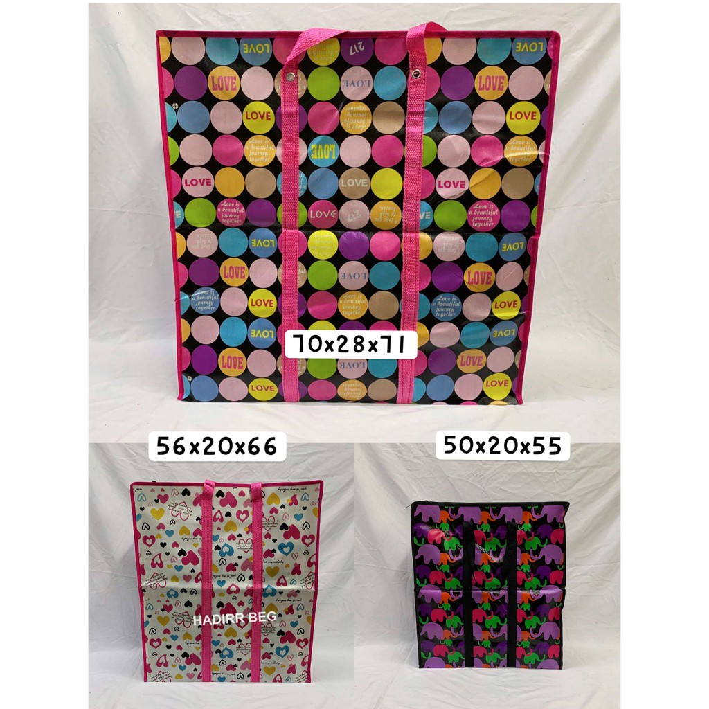 Beg Guni Besar Beg Kampung Murah Laundry Bag Berzip Jenis Lebar Dan ...