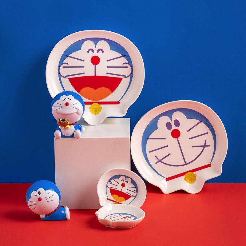 Doraemon Doraemon plate Doremon plate Doraemon dipping plate | Shopee ...