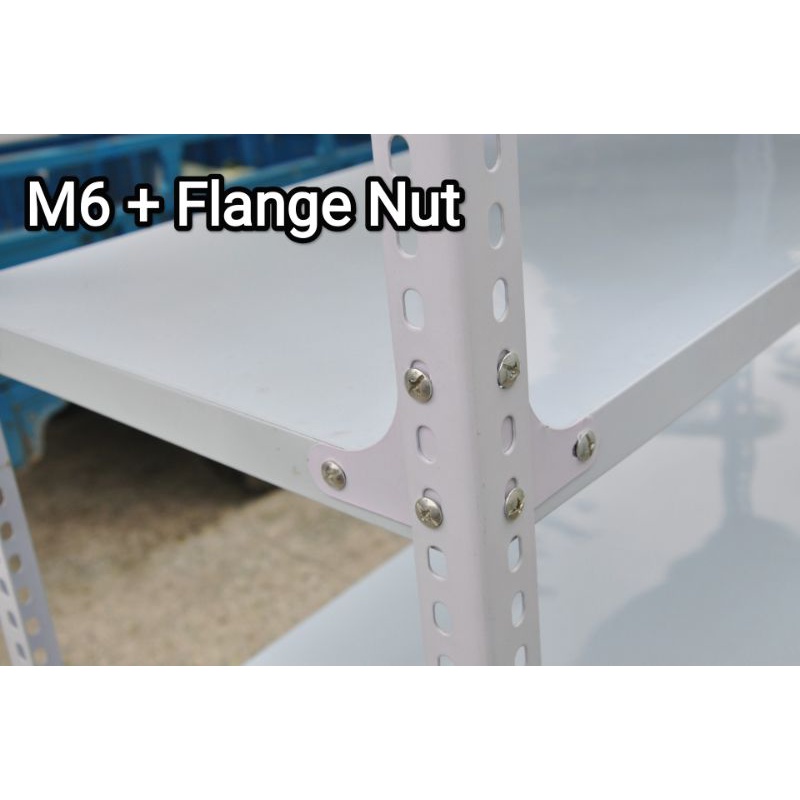 Bolt and Nut Slotted Angle Bar M8 x 16mm / Skru Besi Rak / Rack Shelf ...
