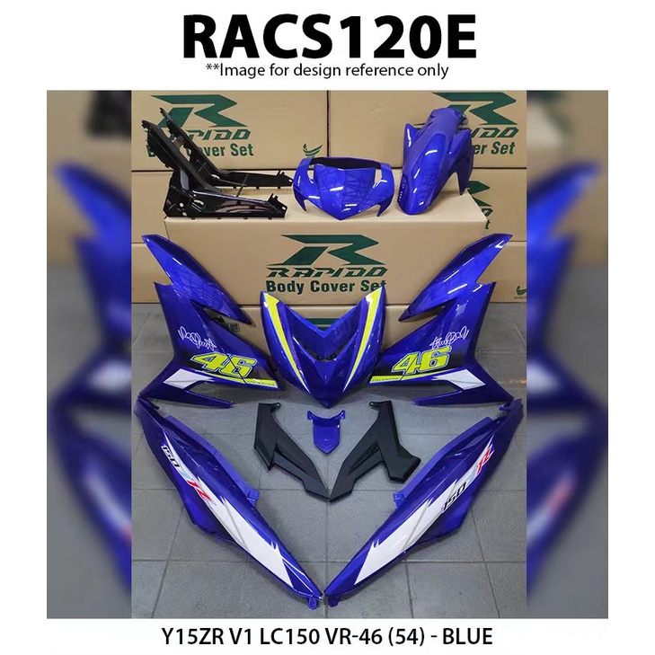 Rapido Cover Set Yamaha Y15ZR V1 V2 LC150 VR-46 (54) Accessories Motor ...