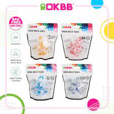 OKBB Wide Neck Teats 2's - WT | Shopee Malaysia