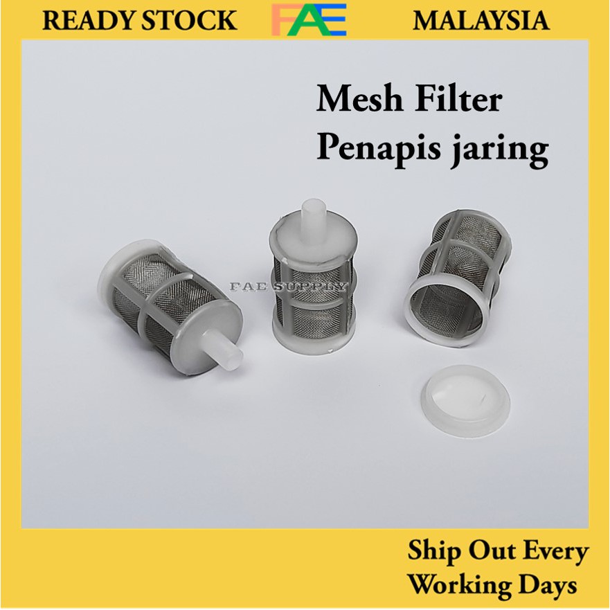 stainless Steel Net Filter mini Pump Mesh Filter Water Clean Screen 7mm ...