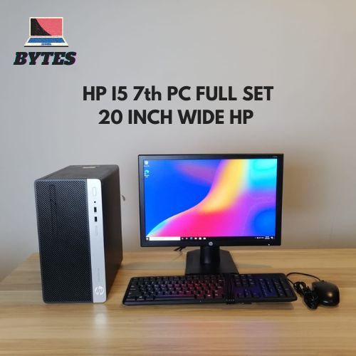 HP Budget PC Komputer Full Set Refurbished Used PC i5 7th 8GB RAM HDD ...
