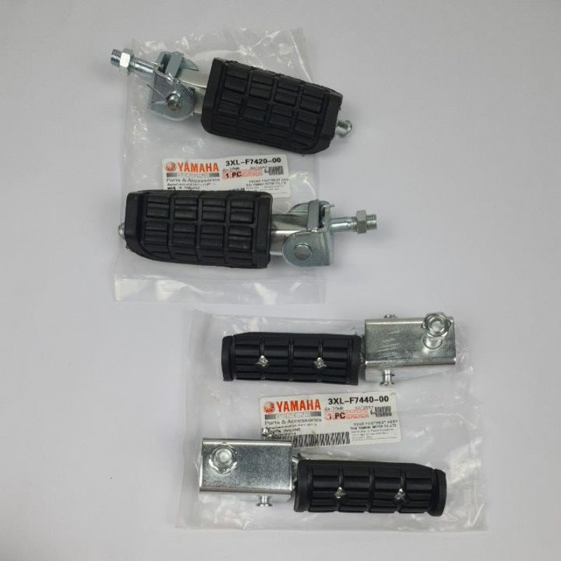 YAMAHA RXZ FRONT / REAR FOOTREST SET FOOT REST THAILAND KAKI PIJAT ...