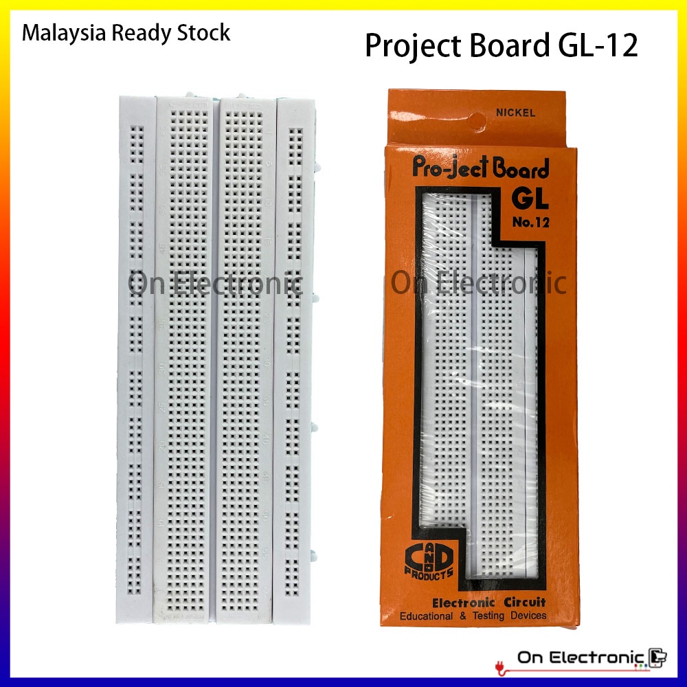 Project Board GL-12 Solderless Breadboard | Shopee Malaysia