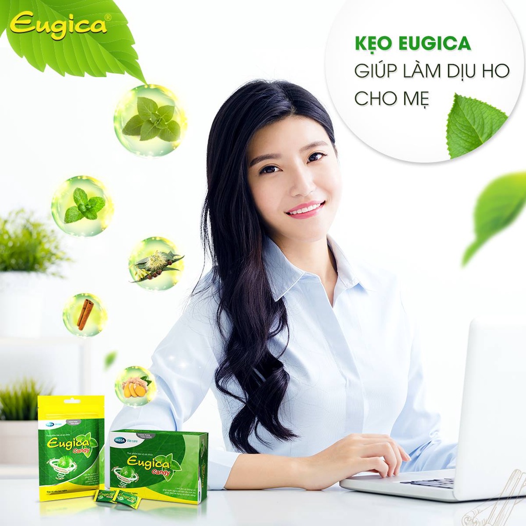 [GENUINE] - Eugica CANDY (Box/100 Tablets) - Herbal Lozenges to Relieve ...