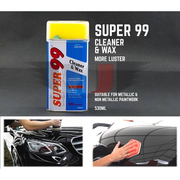 100% ori Soft Super 99 Luster Cleaner Wax 530ml cleaner & Wax quality ...