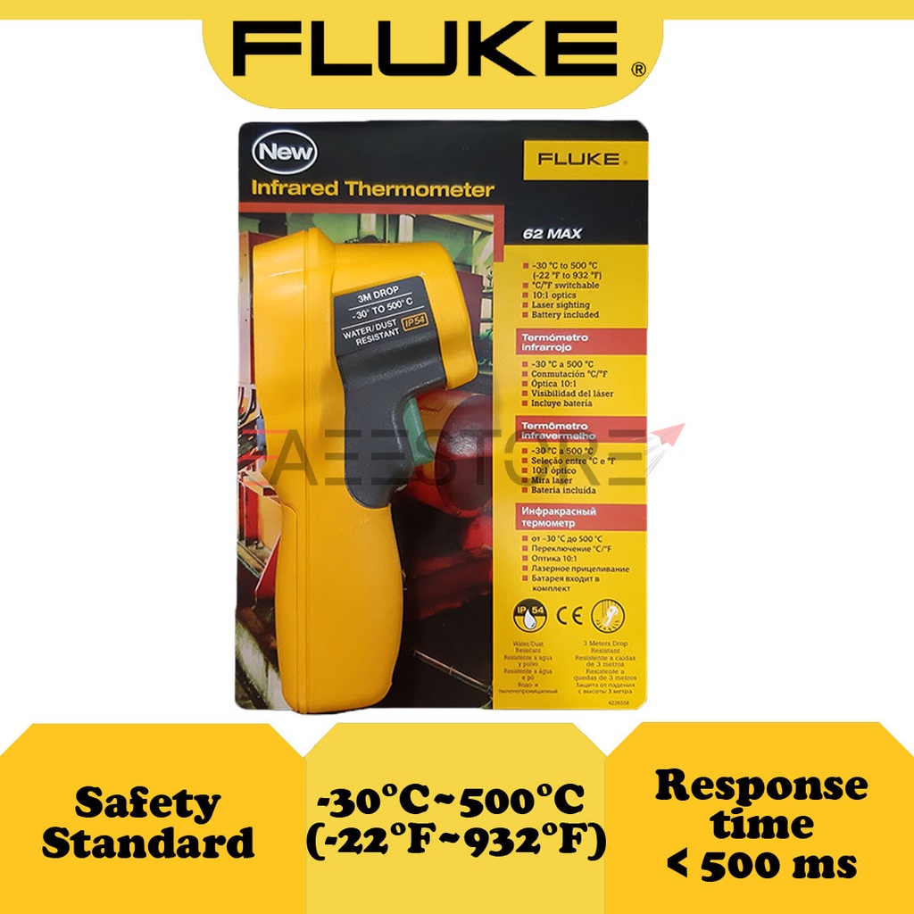 (Original) Fluke 62 MAX Mini Infrared Thermometer | Shopee Malaysia