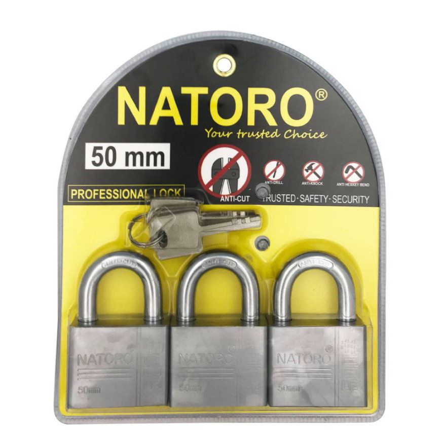 Heavy Duty Anti Cut Padlock 40mm 50mm & Keyalike System 2pcs / 3pcs ...